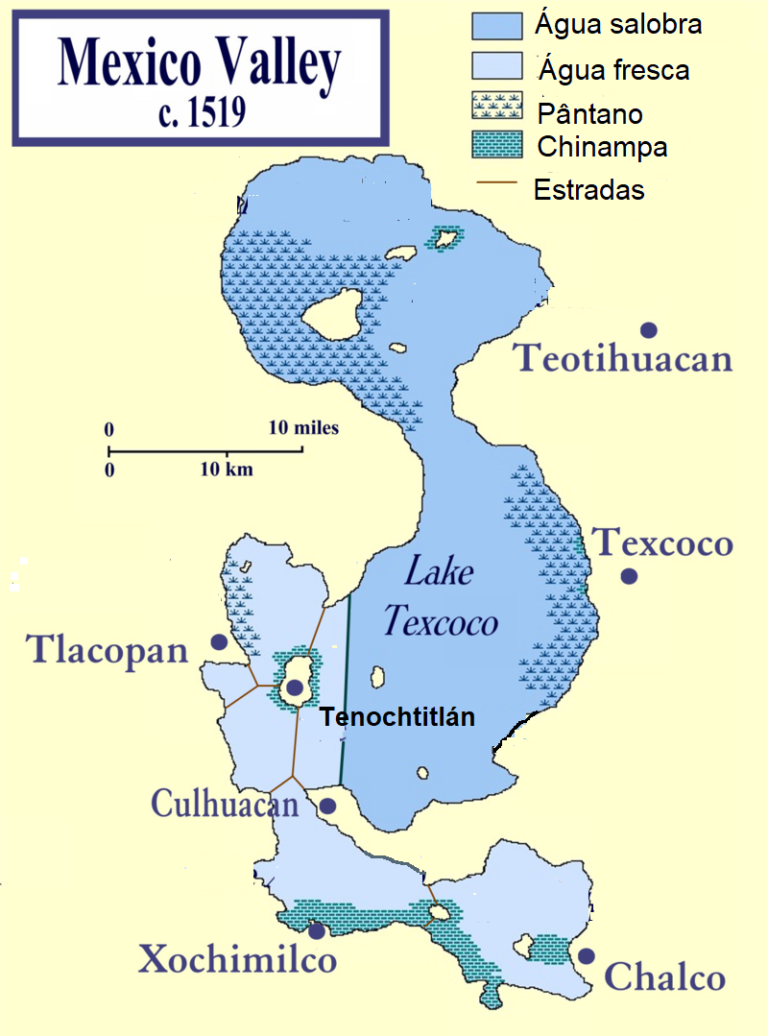 Chinampas, os produtivos campos de cultivo dos astecas